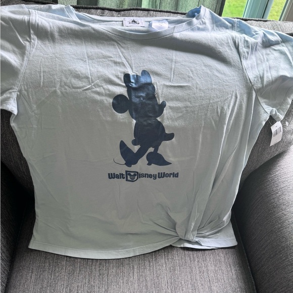 Disney | Tops | Disney Light Blue Mickey Mouse Short Sleeve Tee | Poshmark
